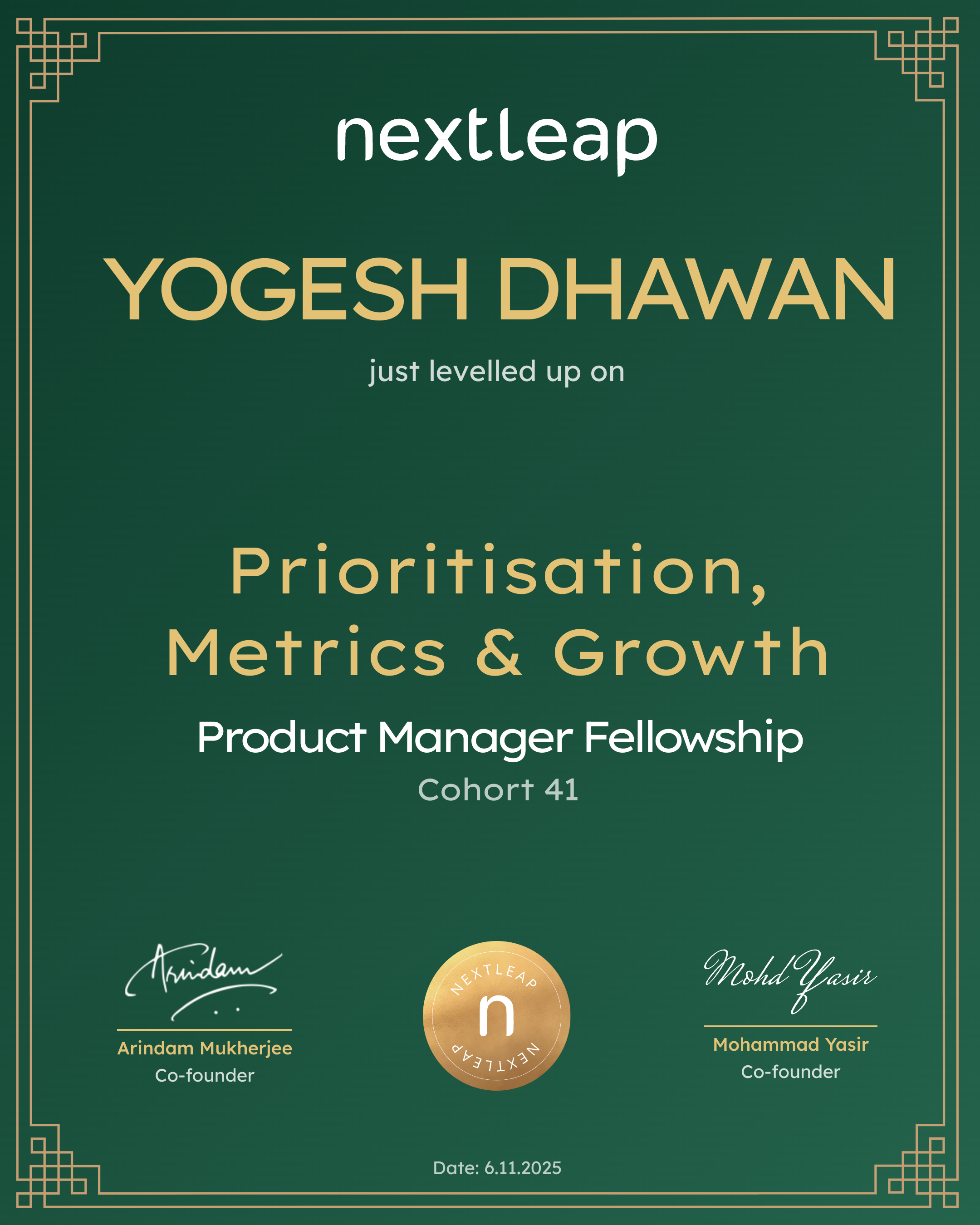 Product Manager Fellowship