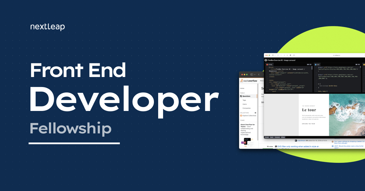 Front-End Web Developer Fellowship Front-End Web Developer Fellowship